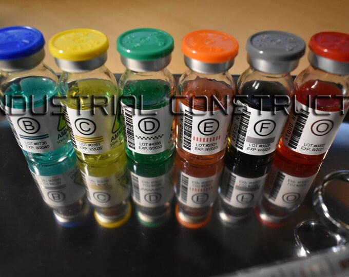 SCP Amnestic Prop Vial Set - (secure Contain Protect) - Cosplay - Etsy