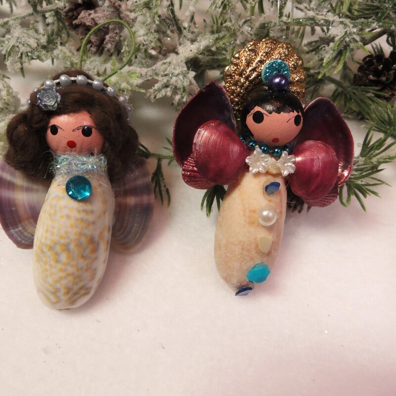 Seashell Angels - Etsy
