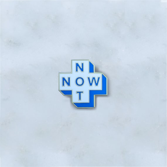 Not Now Enamel Pin - Etsy