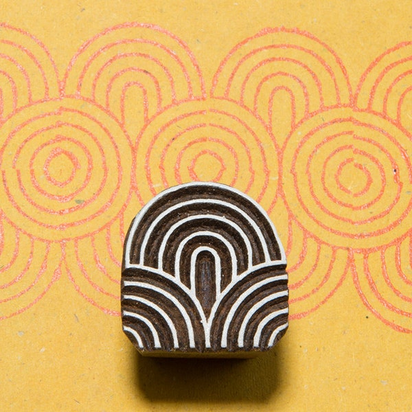 Wood Block Stamp - Etsy