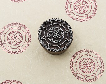 Rangoli Pattern Hand Crafted Wooden Printing Block | Etsy