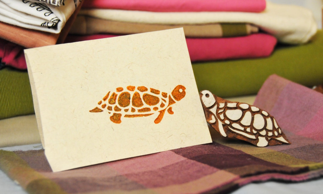 Turtle, Wood Block Stamp - Etsy