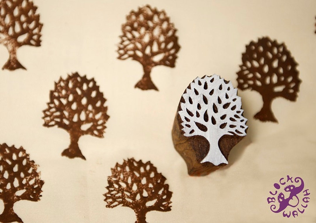 Mango Tree, Wood Block Stamp - Etsy