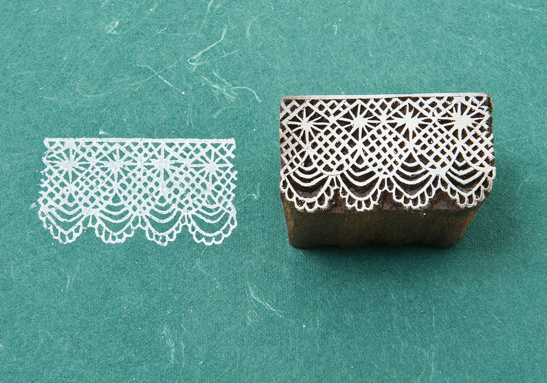 Wood Block Stamp Border - Etsy UK