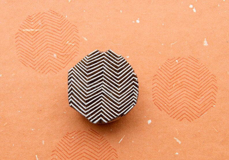 Geometry Indian Textile Stamp Geometry Block Printing Stamp | Etsy