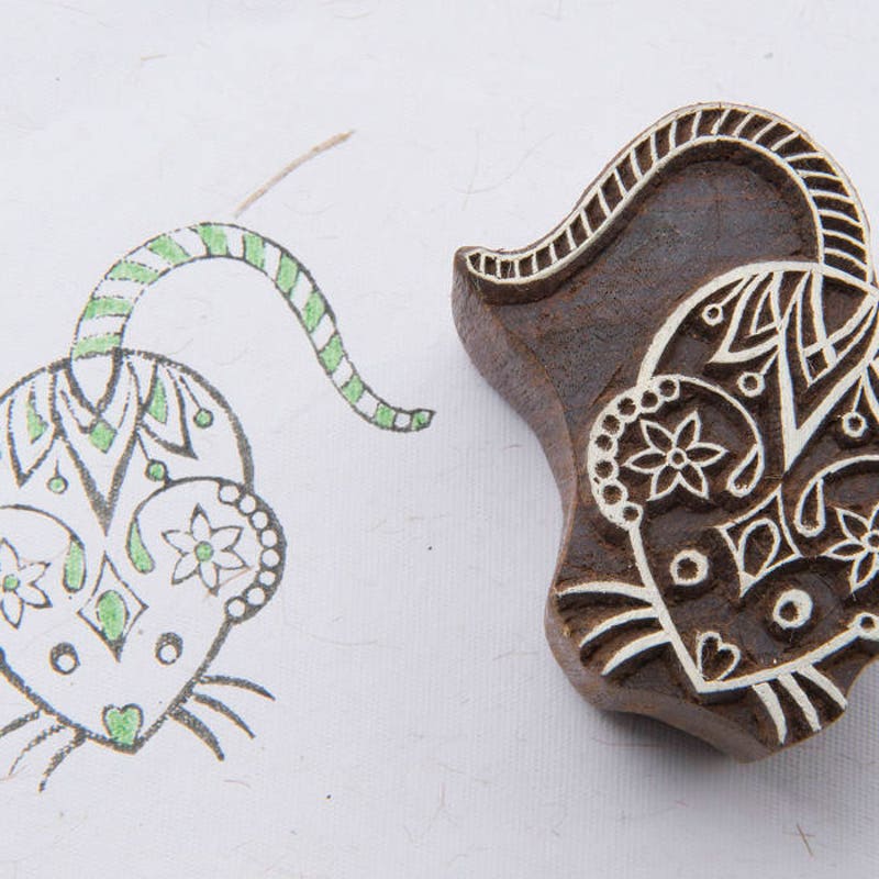 Textile Stamps - Etsy