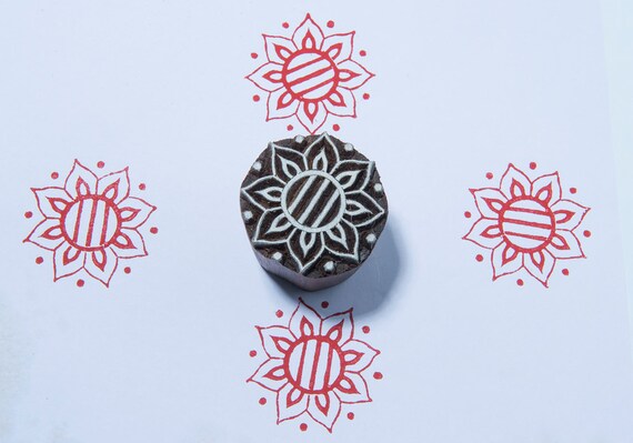 Rangoli Art 082 Wooden Printing Block - Etsy