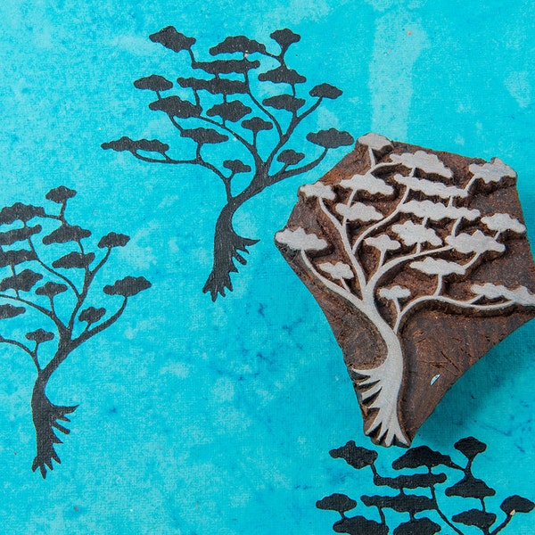 Autumn Leaf, Wood Block Stamp - Etsy