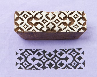 Floral Border, Wood Block Stamp - Etsy