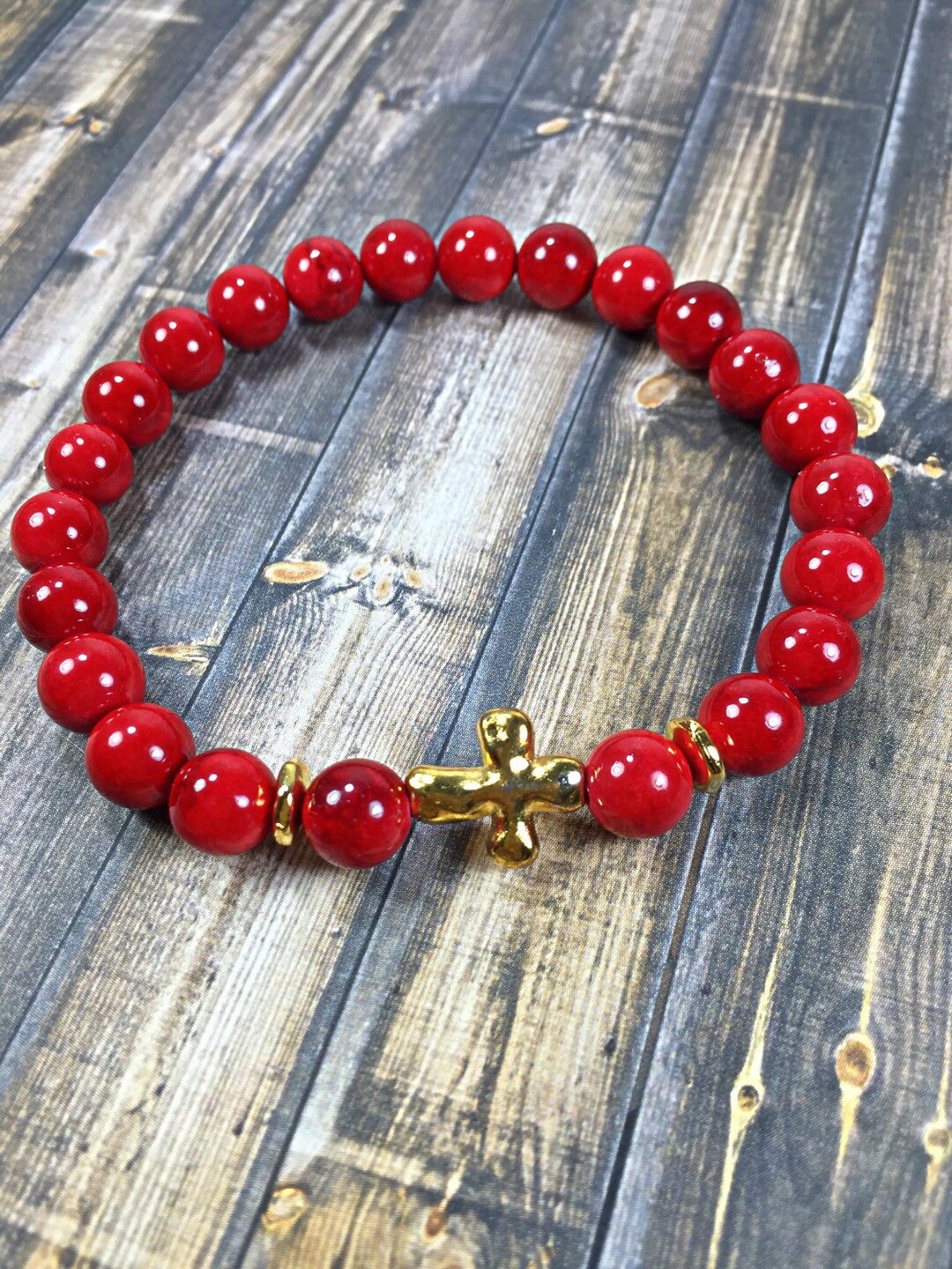 Cross Bracelet, Beaded Bracelets, Womens Bracelets, Onyx Bracelet ...