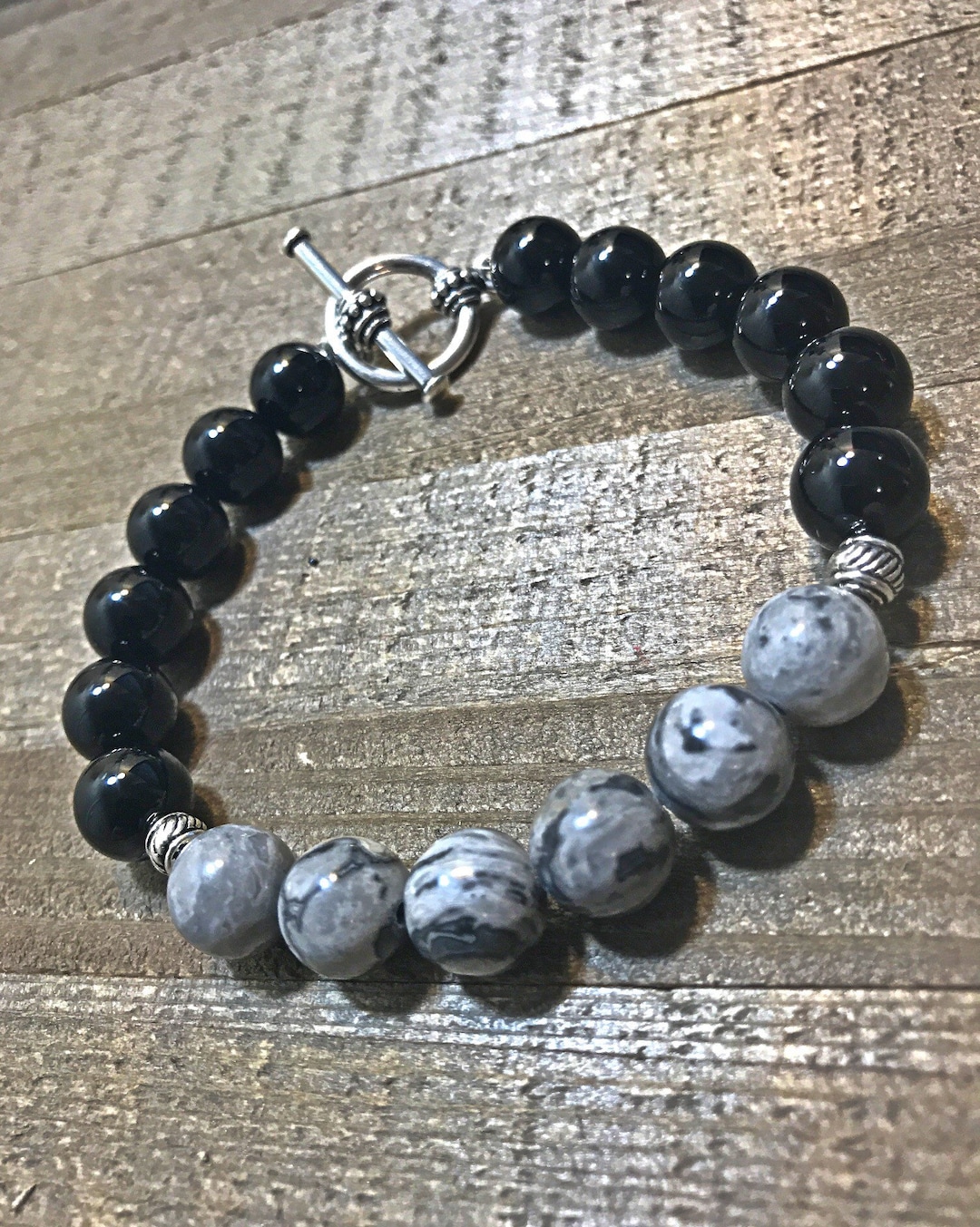 Mens Beaded Bracelet Mens Bracelet Beaded Bracelet Stretch - Etsy