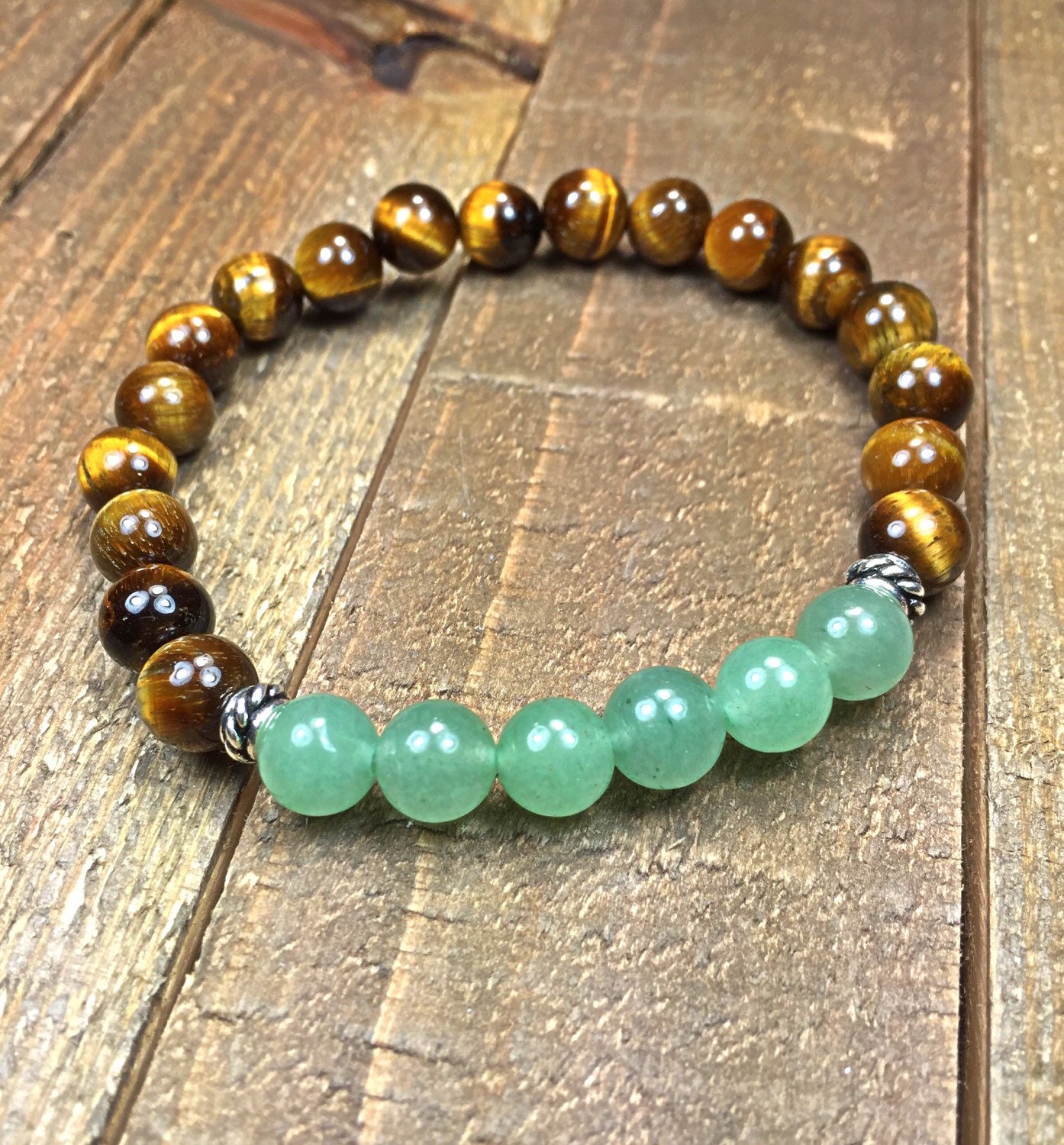 Men's Beaded Bracelet, Mens Bracelet, Beaded Bracelet, Stretch Bracelet ...