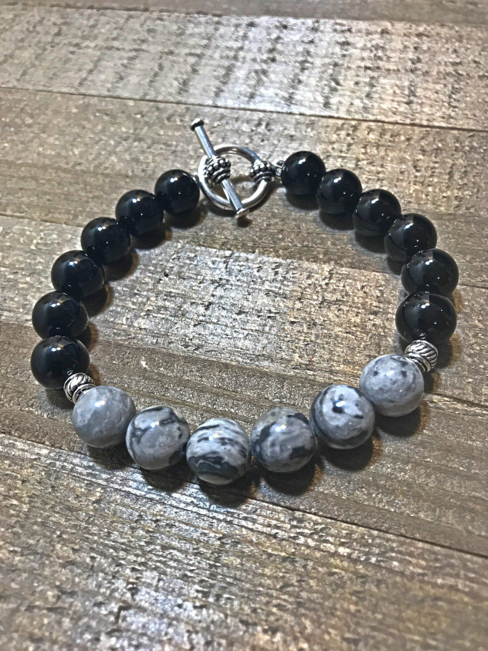 Mens Beaded Bracelet Mens Bracelet Beaded Bracelet Stretch | Etsy