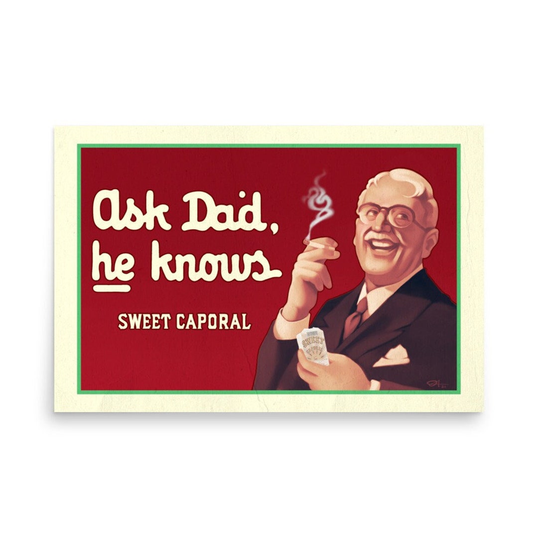 Ask Dad He Knows Sign Replica Print From It's a Wonderful Life ...