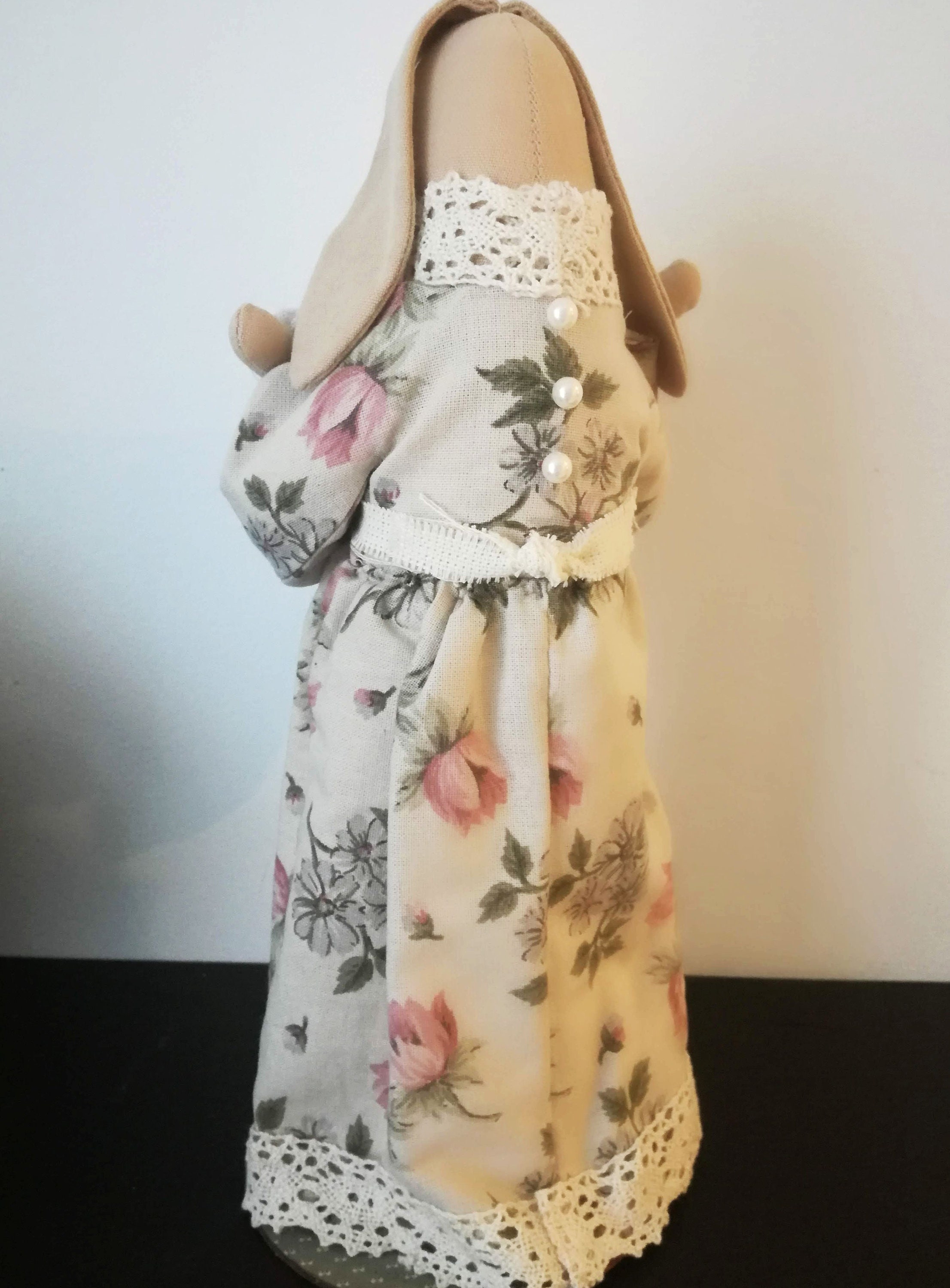 Bunny Hugs, Rabbit Mother, Primitive Doll 28 Cm - Etsy