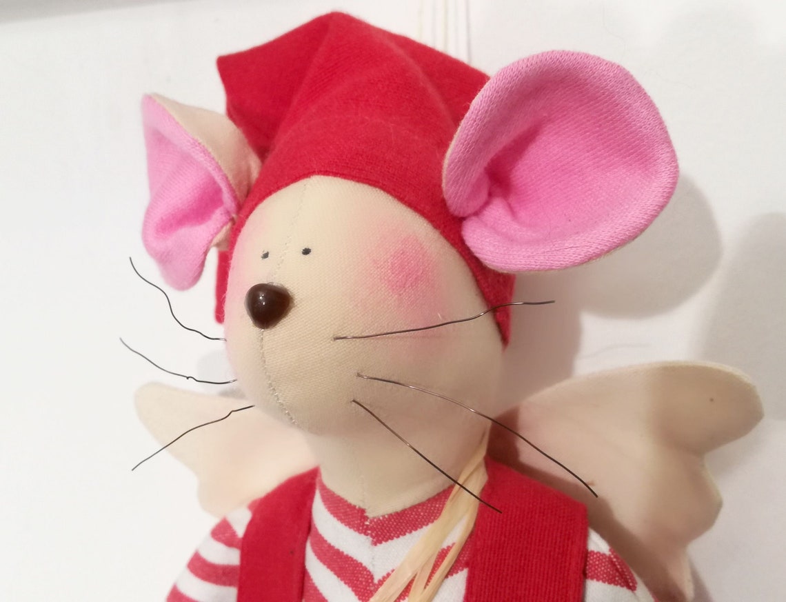 Tilda Mouse With Apples - Etsy