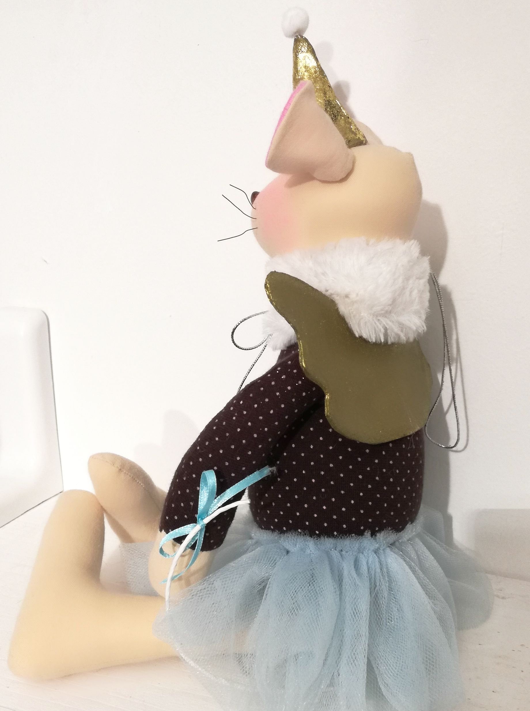 Tilda Mouse Fairy Doll 37 Cm - Etsy