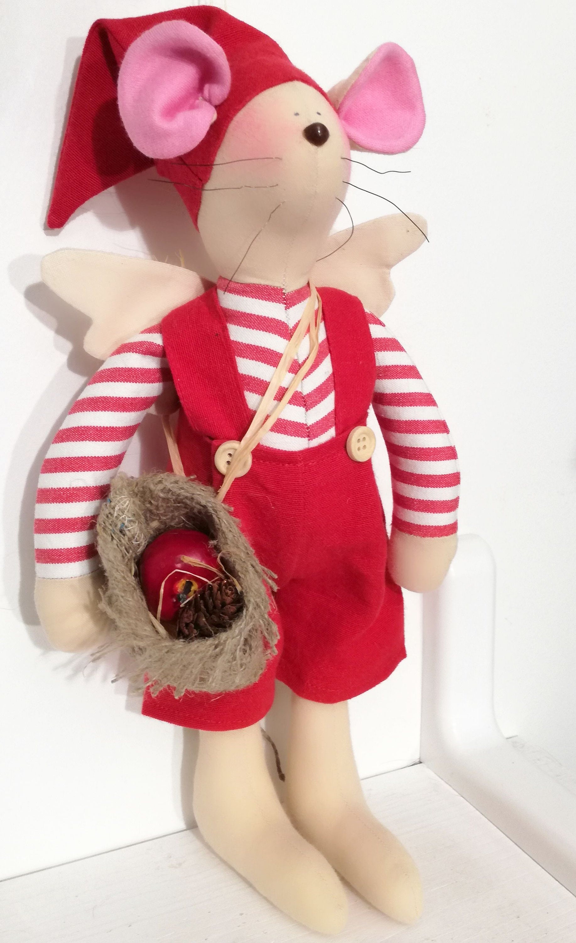 Tilda Mouse With Apples - Etsy