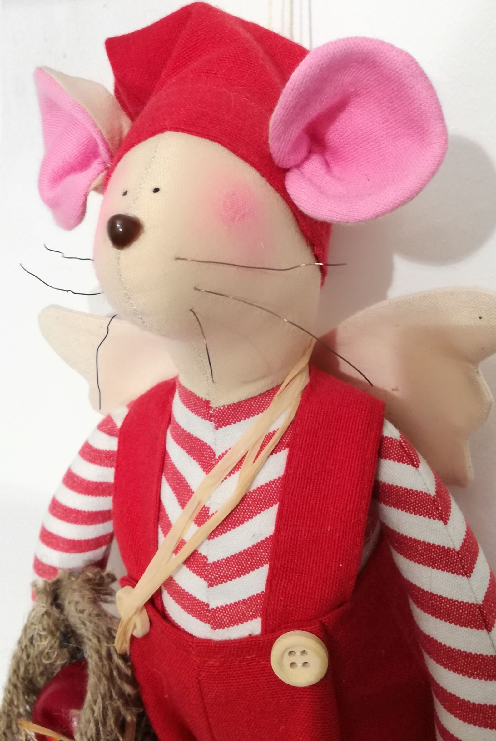 Tilda Mouse With Apples - Etsy