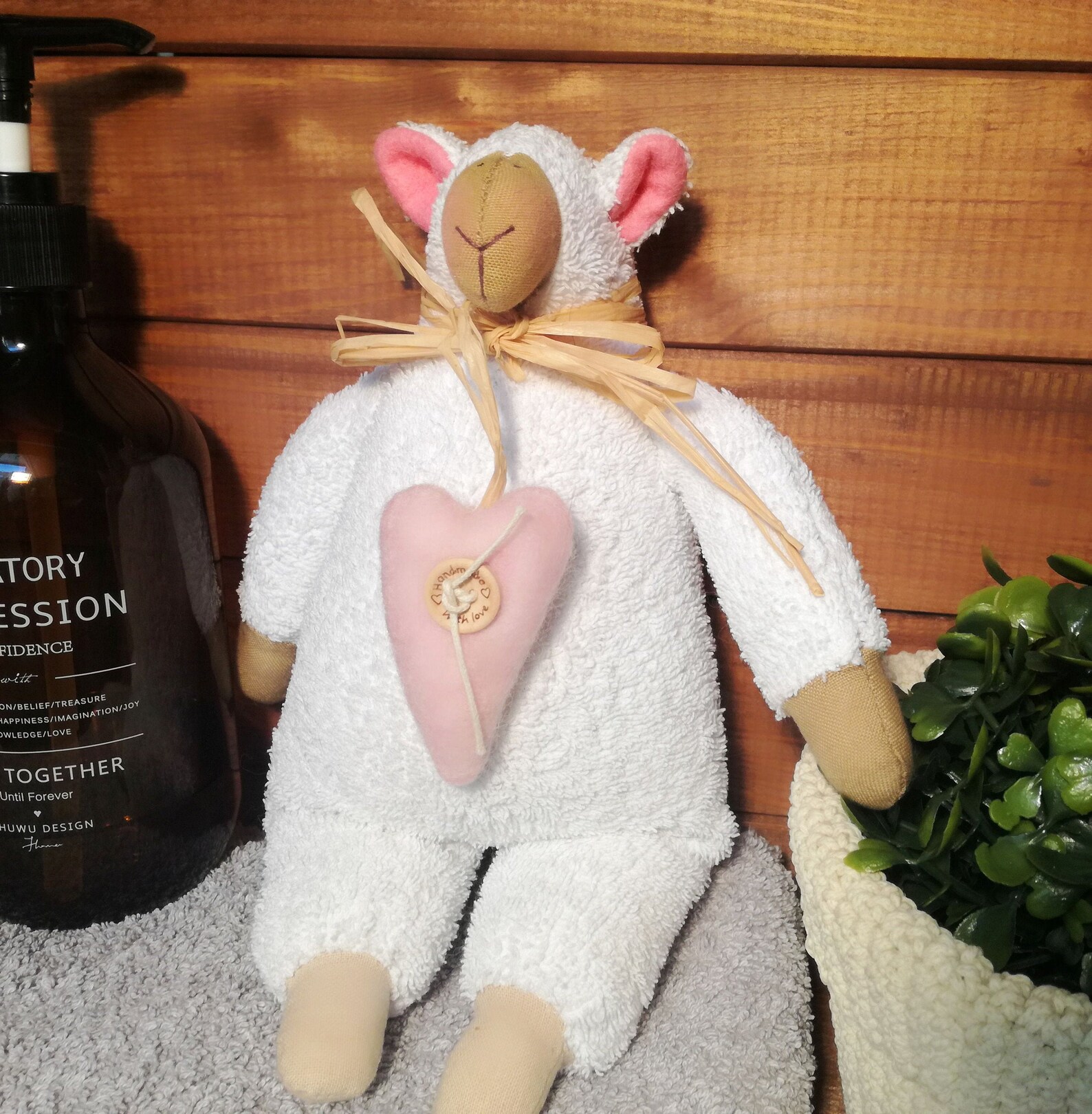 Bathroom Decor Sheep Tilda 25 Cm - Etsy