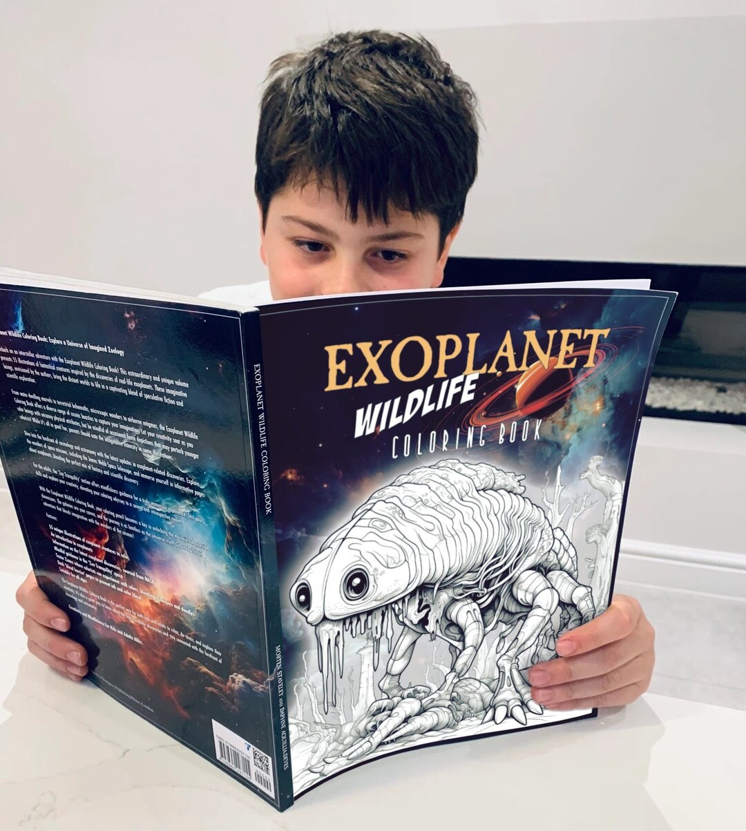Exoplanet Wildlife Coloring Book printed and Bound Edition 55 Weird ...