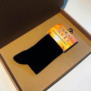 Father Ted Socks: Really Black Priest Socks (UK 6-11) - Etsy UK