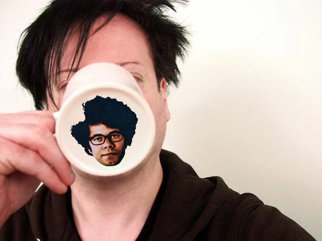 The IT Crowd Mug/cup Maurice Moss Richard Ayoade Face Geek Nerd ...