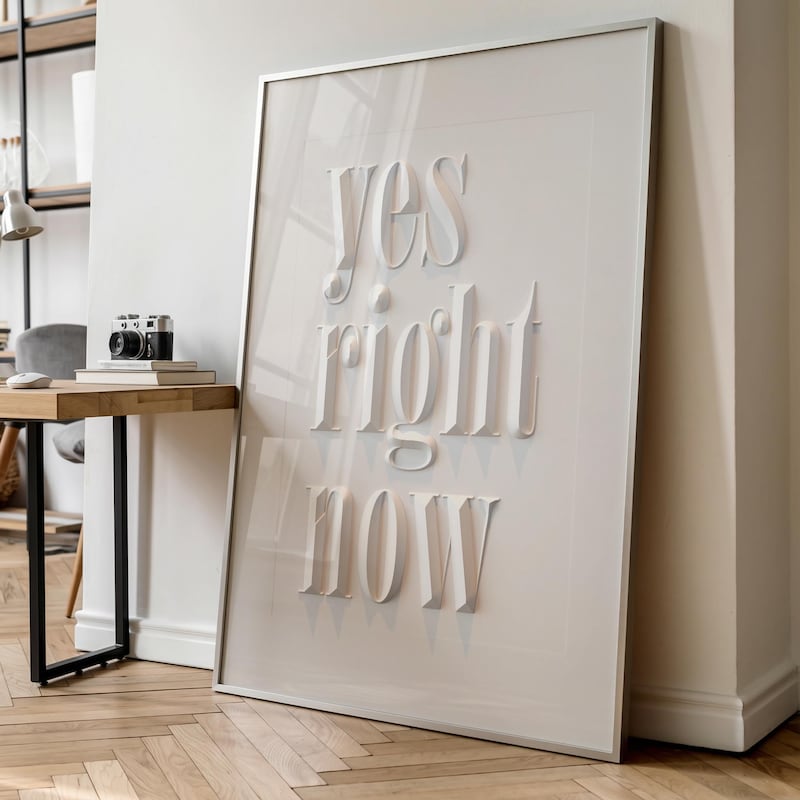 Yes Right Now - Etsy