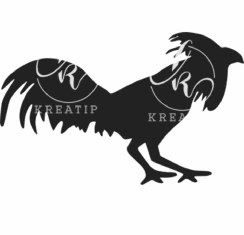 Fighting Rooster Silhouette Cutfile, Rooster Design, Chicken SVG ...