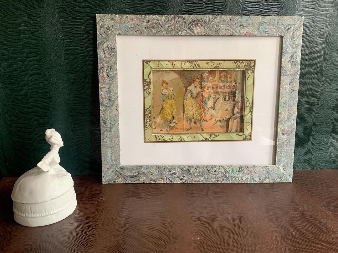 Hanging Diorama Composed of Chromolithographs 1900 - Etsy