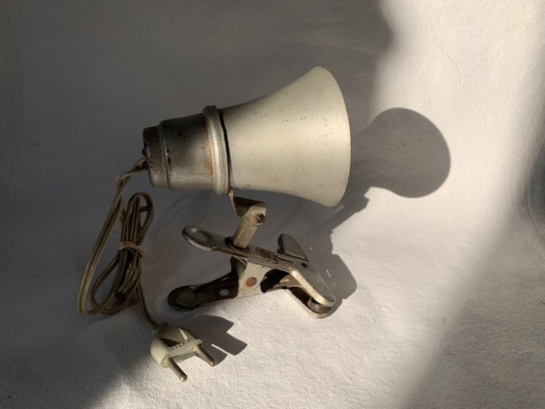 Lita Gray Metal Clip Spotlight 1950, Lamp, Old Wall Light, 1950, France ...