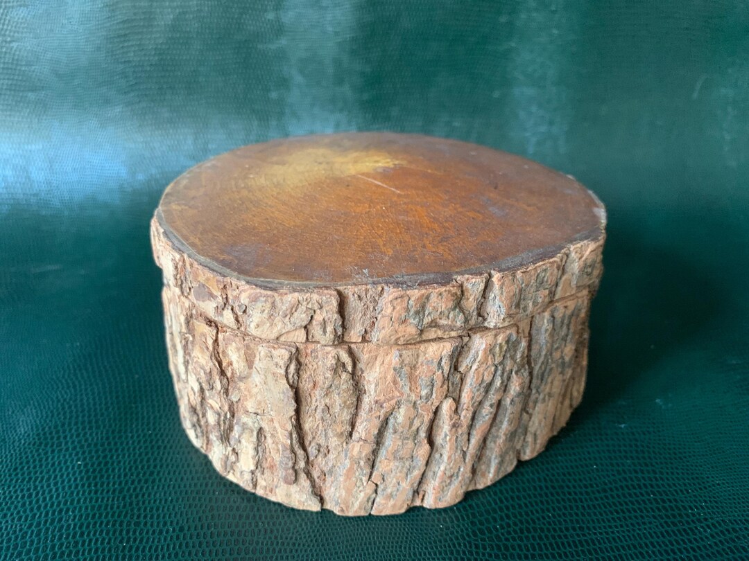 Handmade Log Box, Tree Trunk Box, Folk Art - Etsy