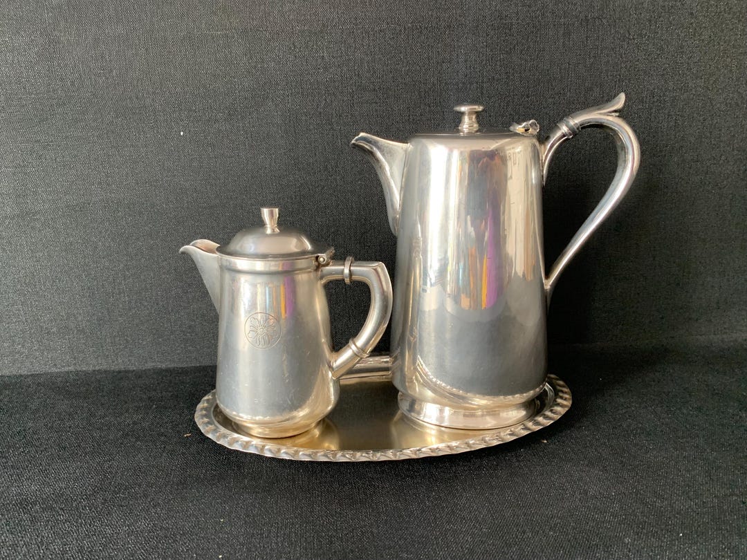 Silver-plated EPBM Teapot (england) and WMF Coffee Pot (germany), Circa ...