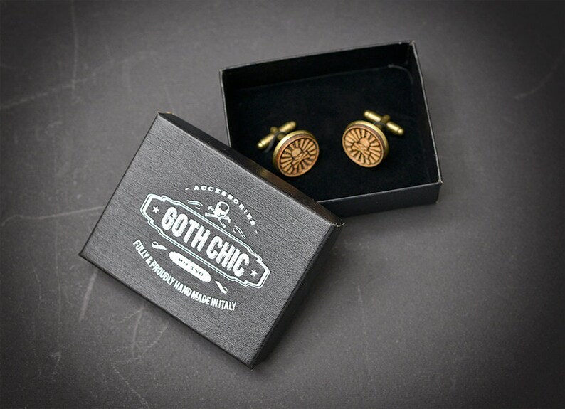 Skull Cufflinks Designer Cufflink Italian Cufflinks | Etsy