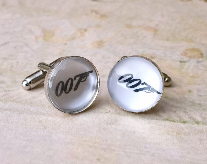 007 Cufflinks - James Bond Cuff Links for Men - Gift Box Included - Etsy