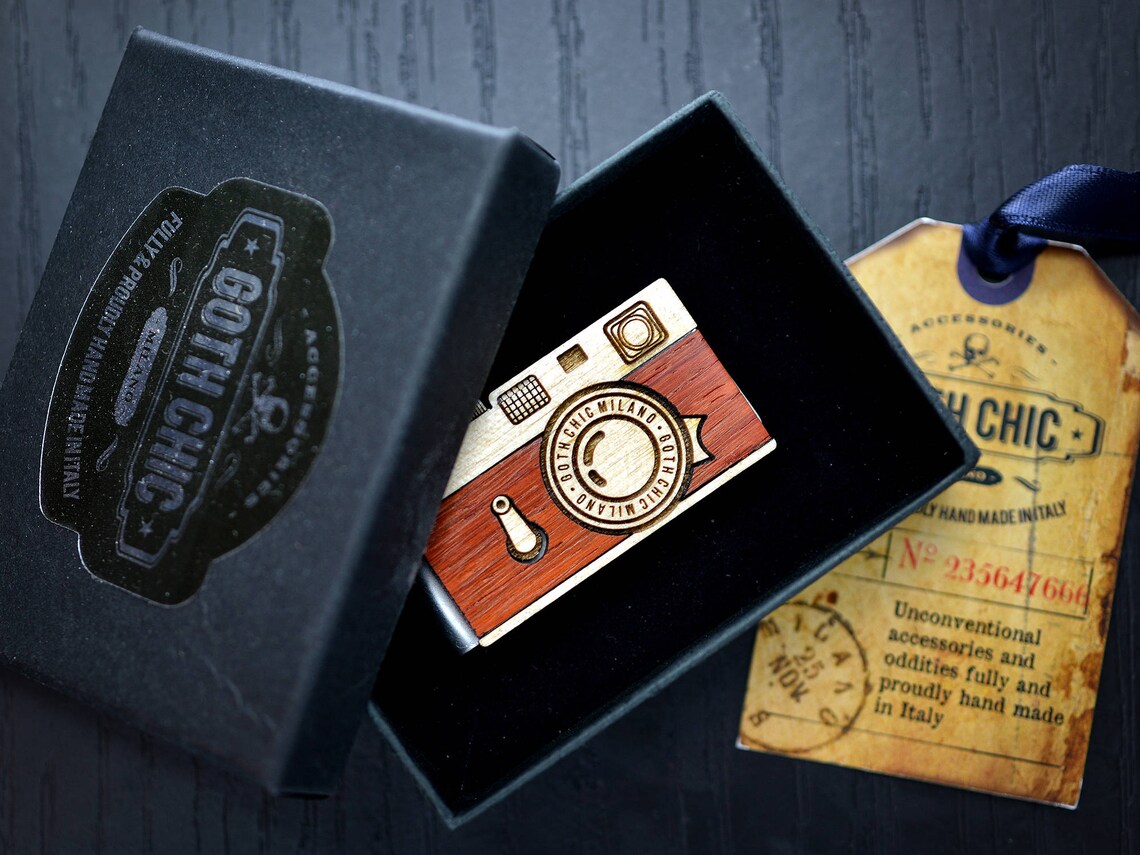 Camera Money Clip Vintage Wood Leica Money Clip Hand Made | Etsy