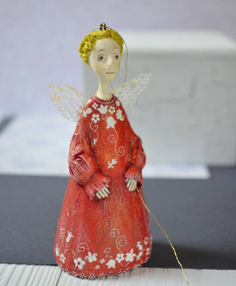Miniature Angel Doll OOAK Angel Ornament Collectible Angel | Etsy
