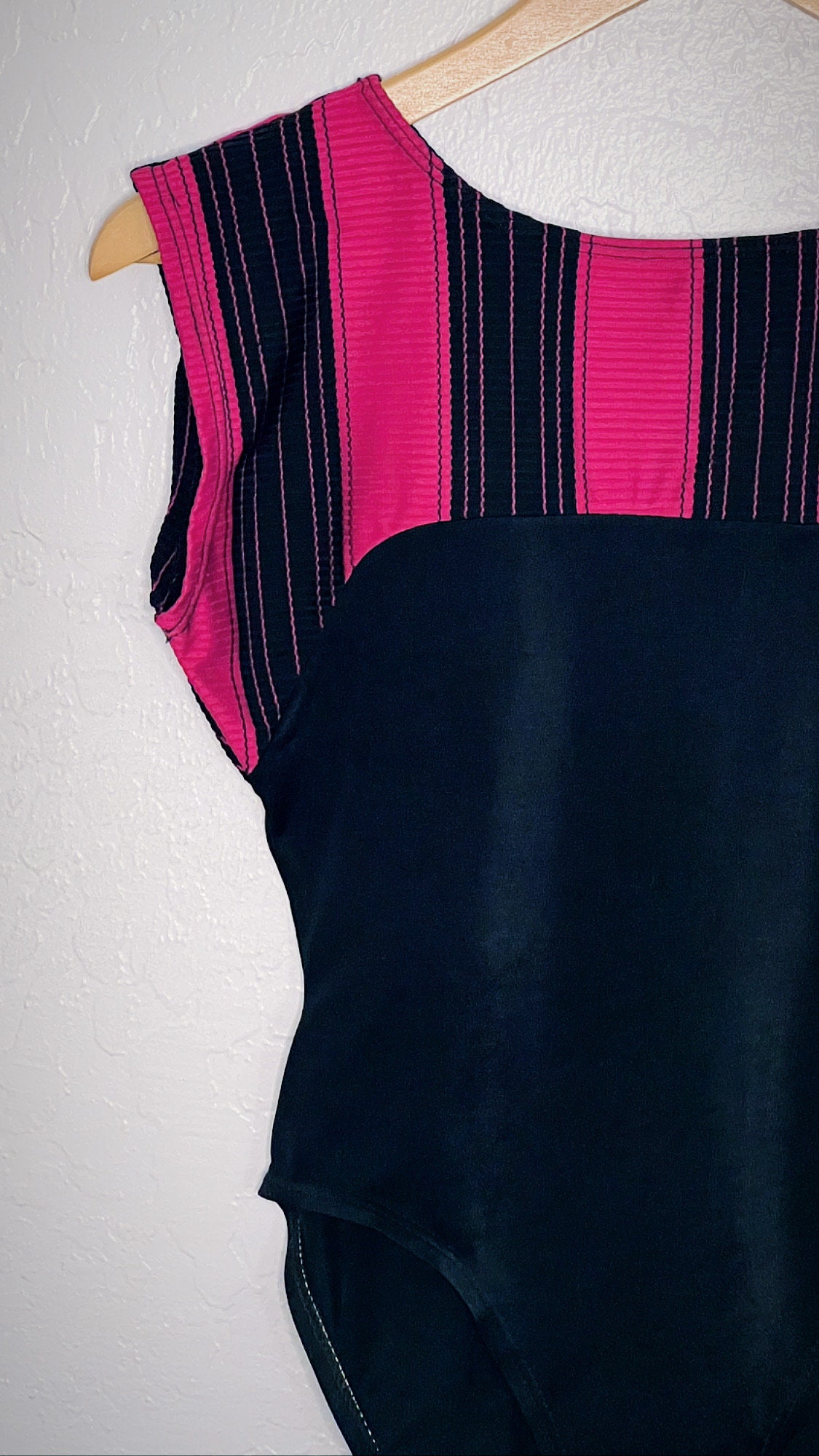 Power Stripe Unitard 80s Vintage Swimwear - Etsy