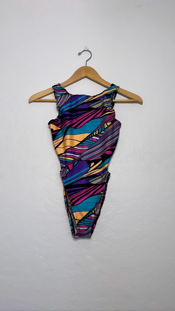 80s vintage neon leotard - Gem