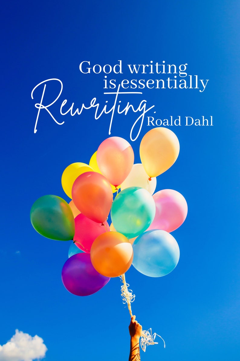 Roald Dahl Book Quote Art Print, Printable Poster, Writing Inspiration ...
