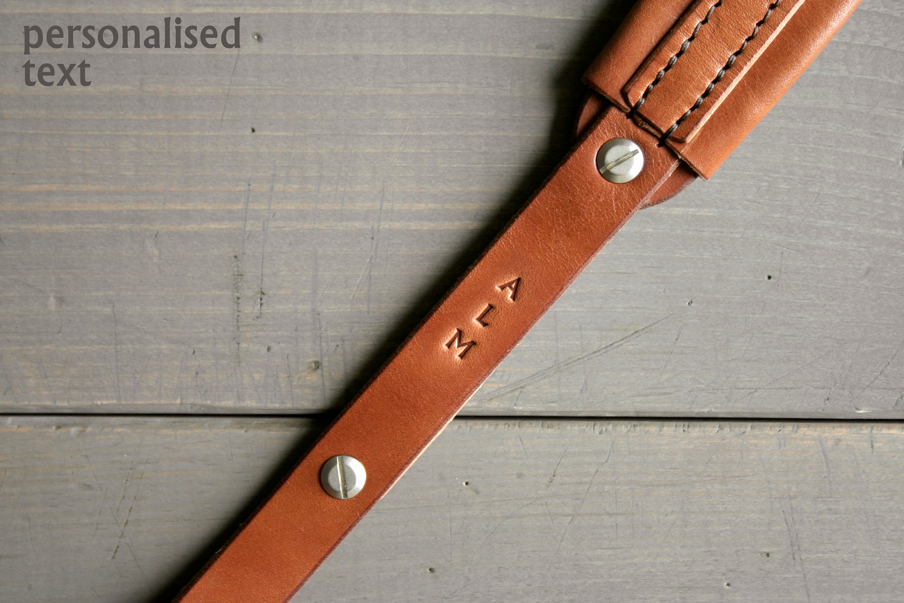 Padded Leather Camera Strap for New or Vintage Camera - SLR DSLR Camera ...