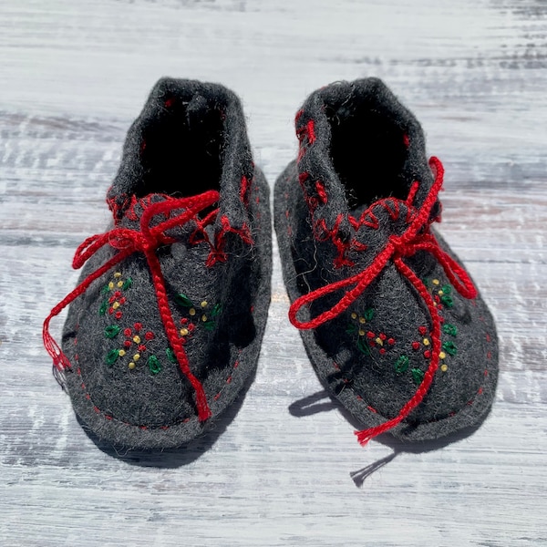 Felt Baby Shoes - Etsy