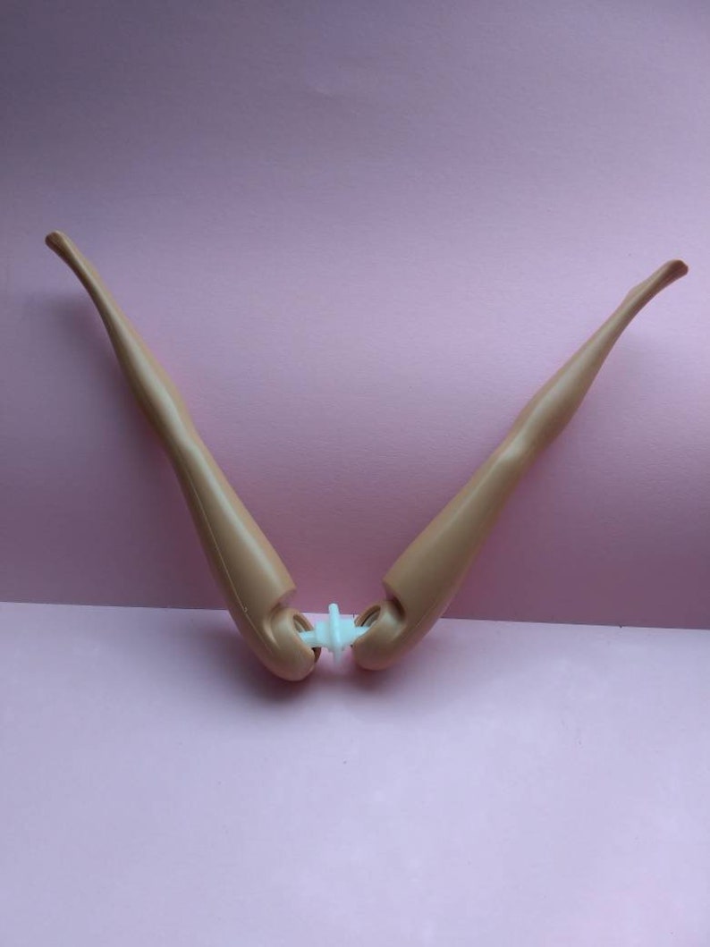 doll parts connected mixed media set unbendable altered art Barbie ...