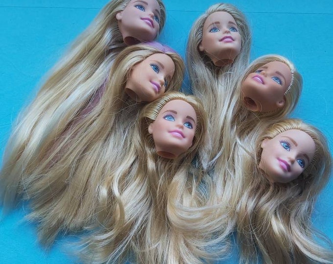 Barbie Doll Heads Choose Rubber Plastic Doll Parts - Etsy