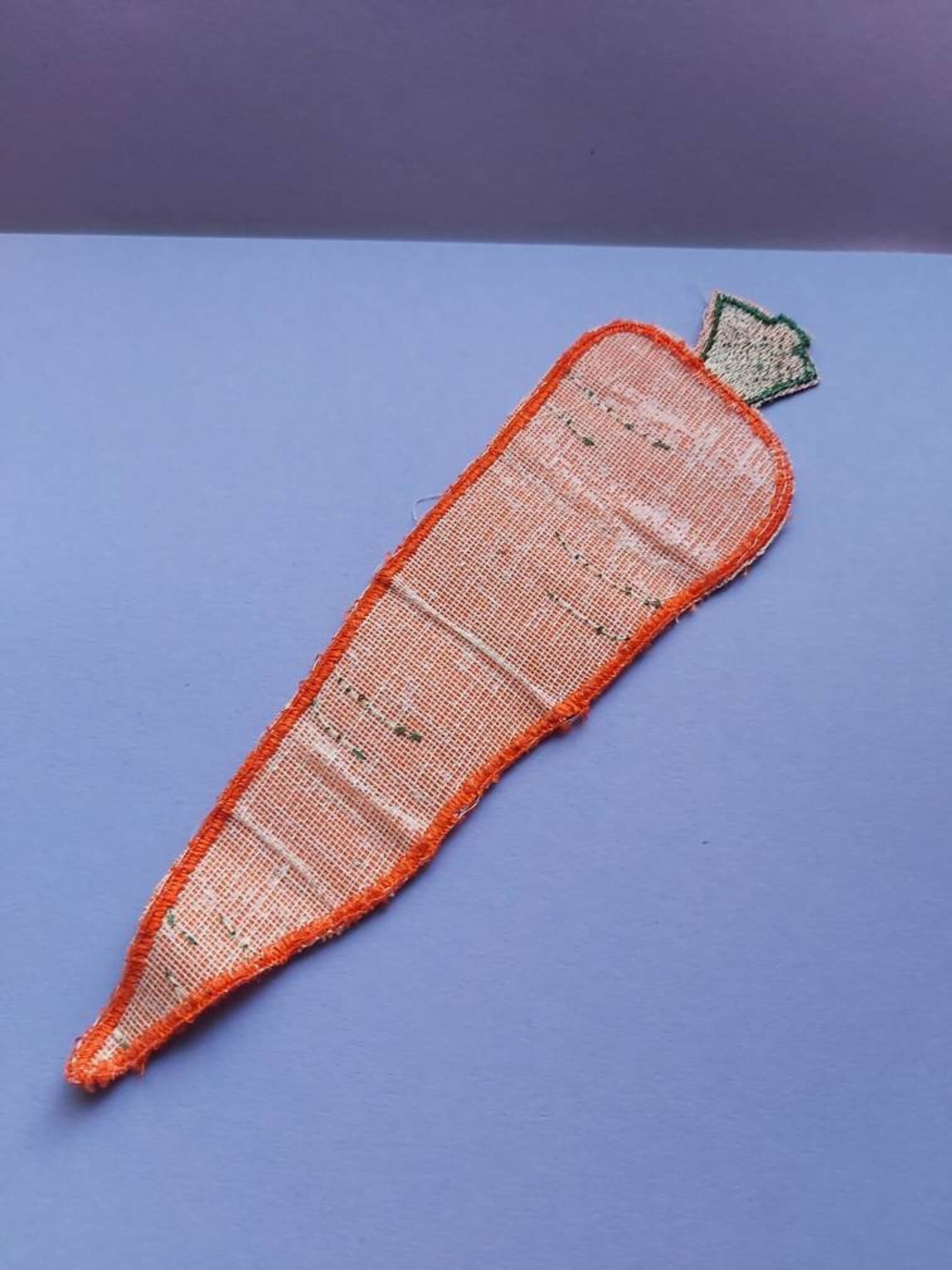 9 Inch Retro Carrot Patch Applique Embroidered Appliques | Etsy