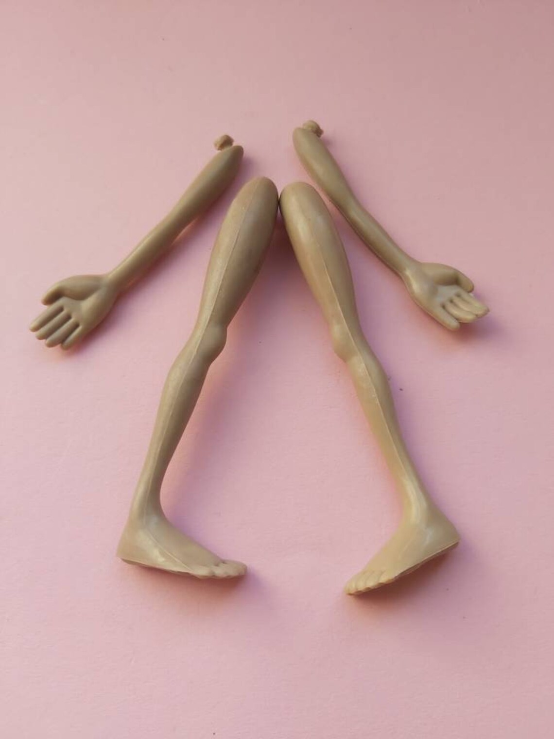 Vintage Mini Monster Doll Arms And Legs Set Rubber Recycled Etsy