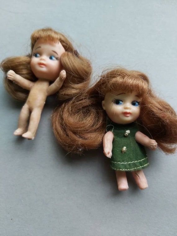 60's Liddle Kiddle Dolls 2 Mini Dolls DIY Projects - Etsy
