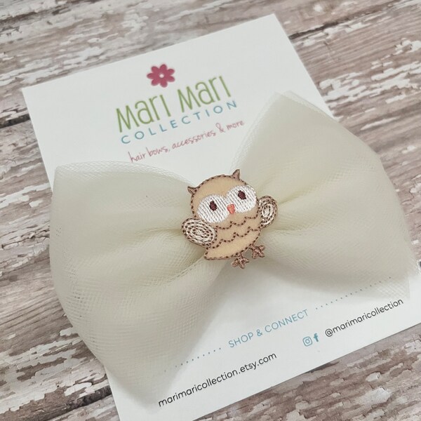 Owl Hair Clip - Etsy