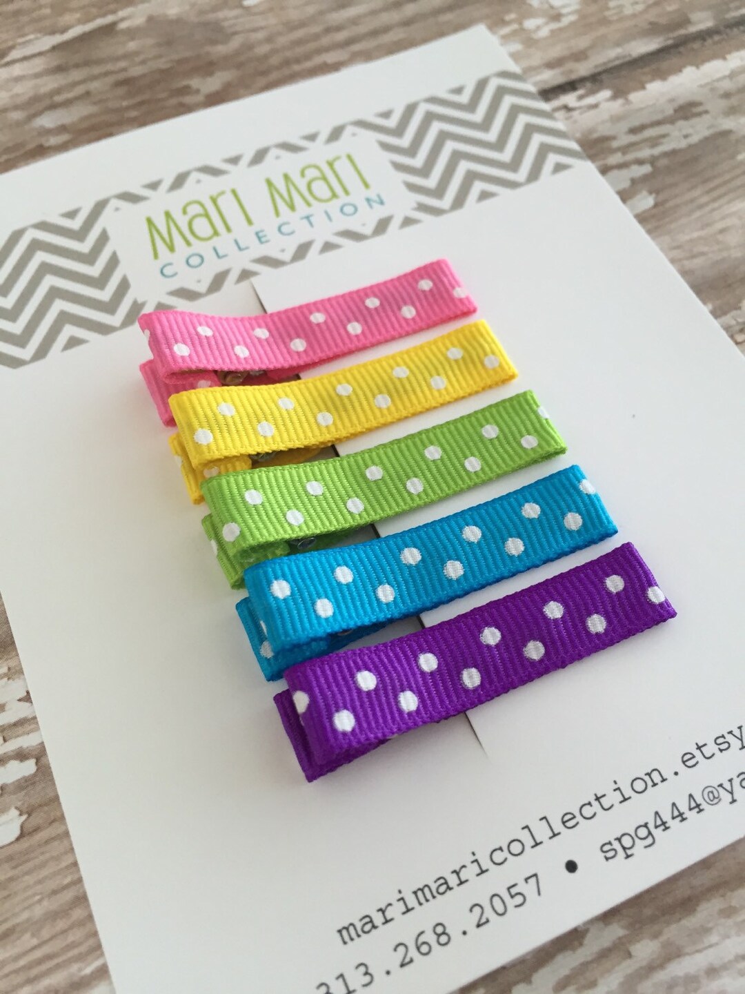 Bright Rainbow Hair Clips - Rainbow Hair Clips - Hair Clips - Baby Hair ...
