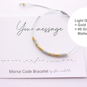 SET OF 3 Sisters Morse Code Bracelet, Little Sister, Middle Sister, Big ...